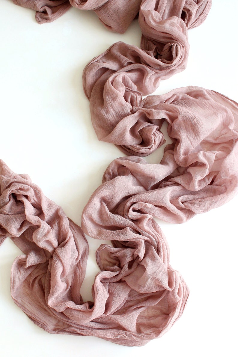 Tan Table Runner Coffee Muslin Runner Woodsy Wedding Woodland | Etsy