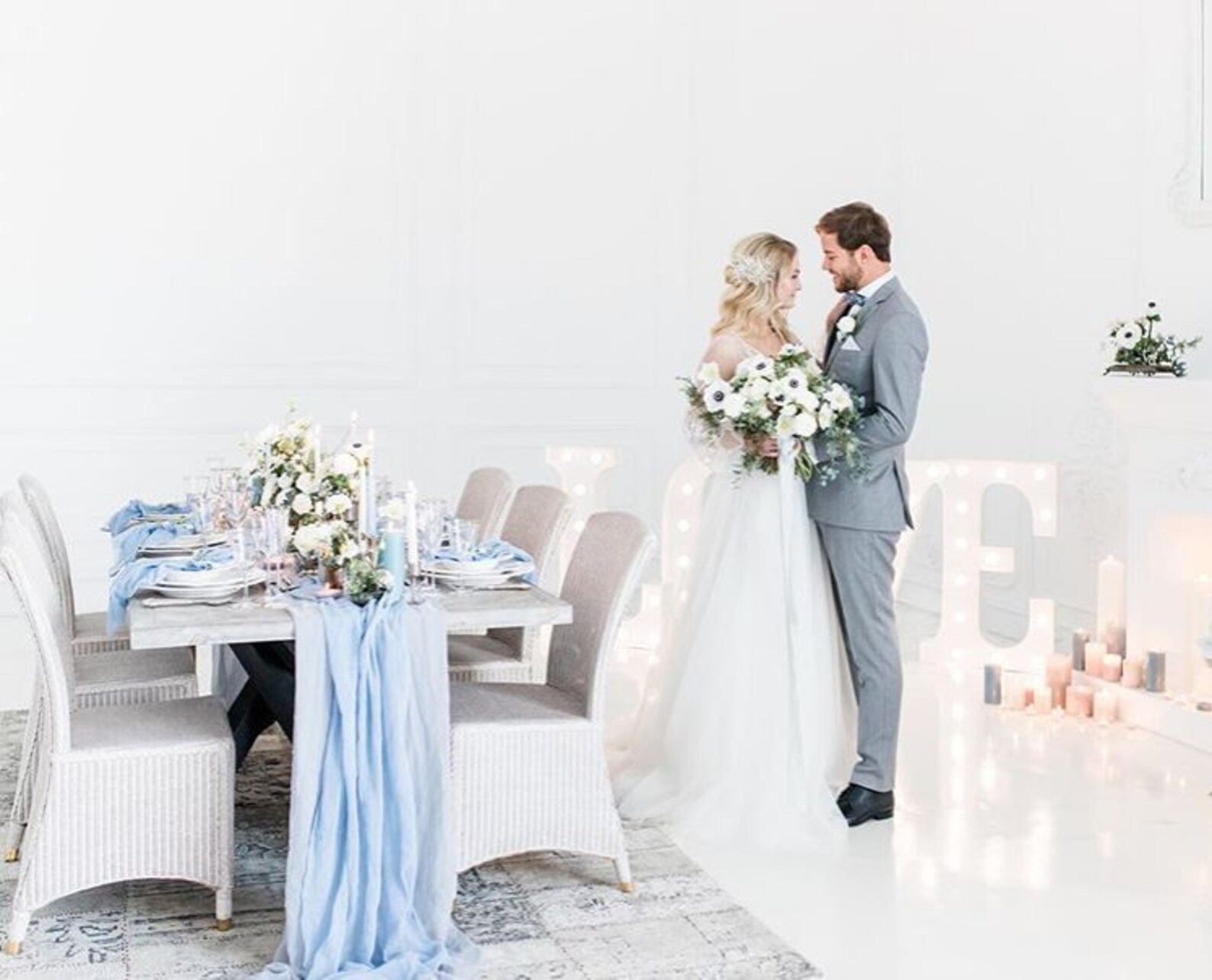 Ice Blue Runner Light Blue Table Runner Wedding Decorations - Etsy