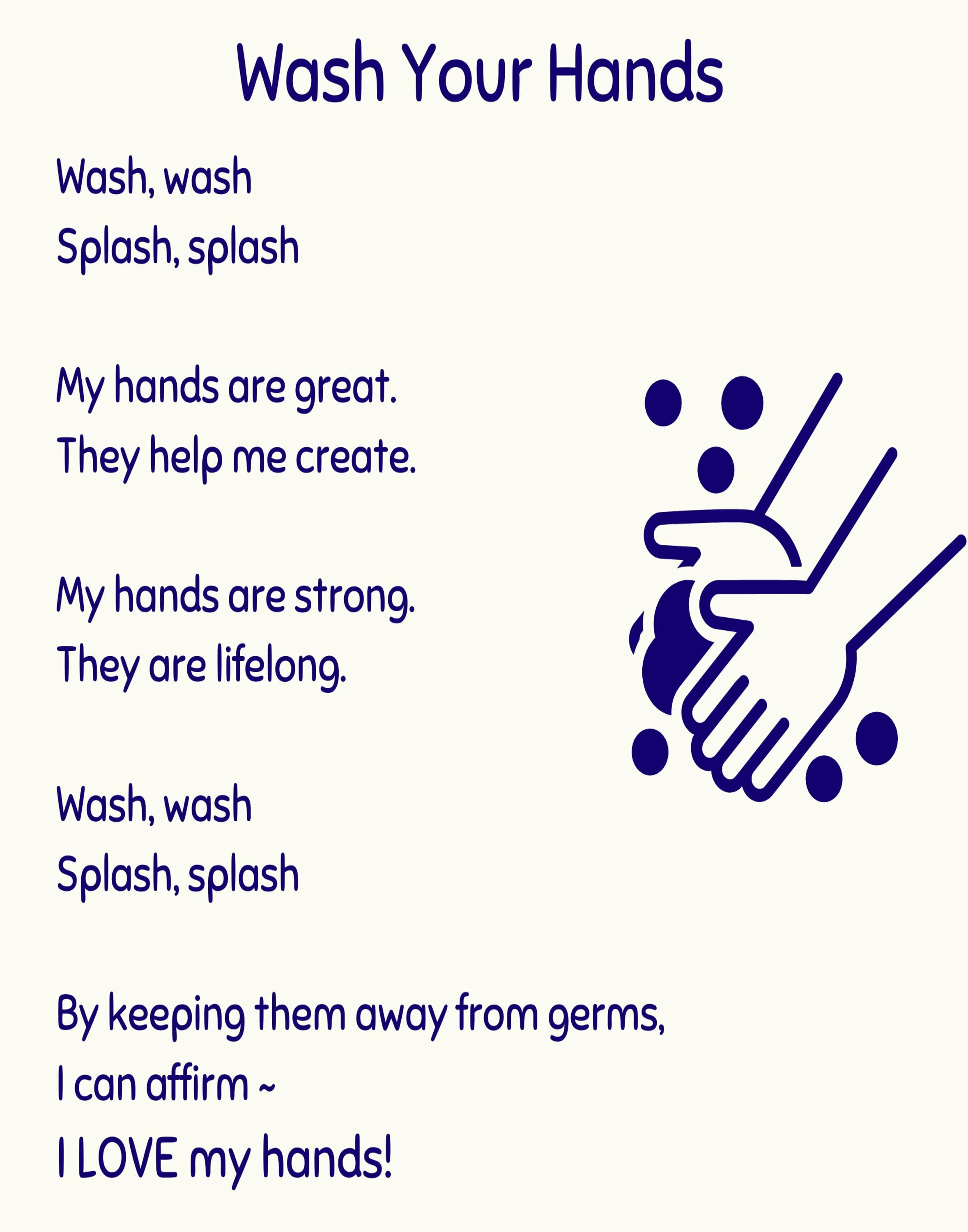 Clean Hands Poem Dirty Microscope Party | Rachel Kessler