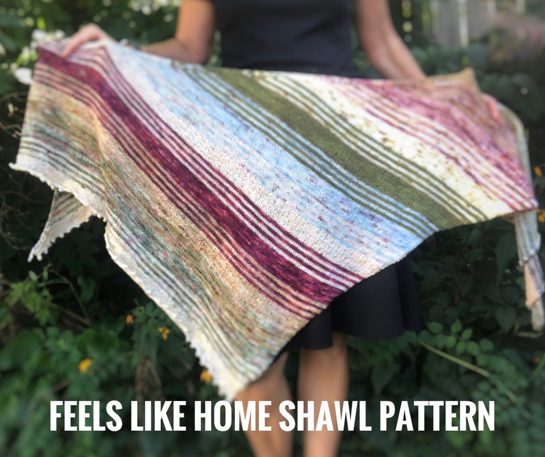 FEELS LIKE HOME Shawl - Digital Pattern - Etsy