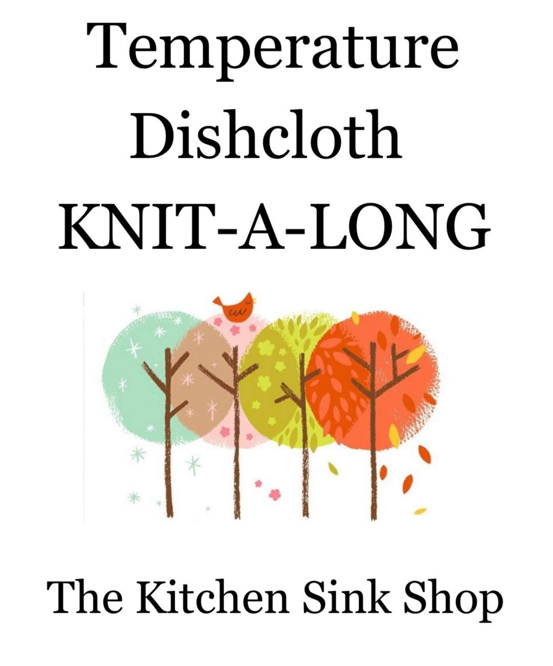 TEMPERATURE DISHCLOTH KAL Digital Pattern and Printables - Etsy