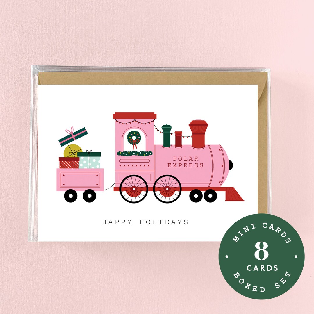 Polar Express - 8 Mini Cards - Boxed Set - Etsy