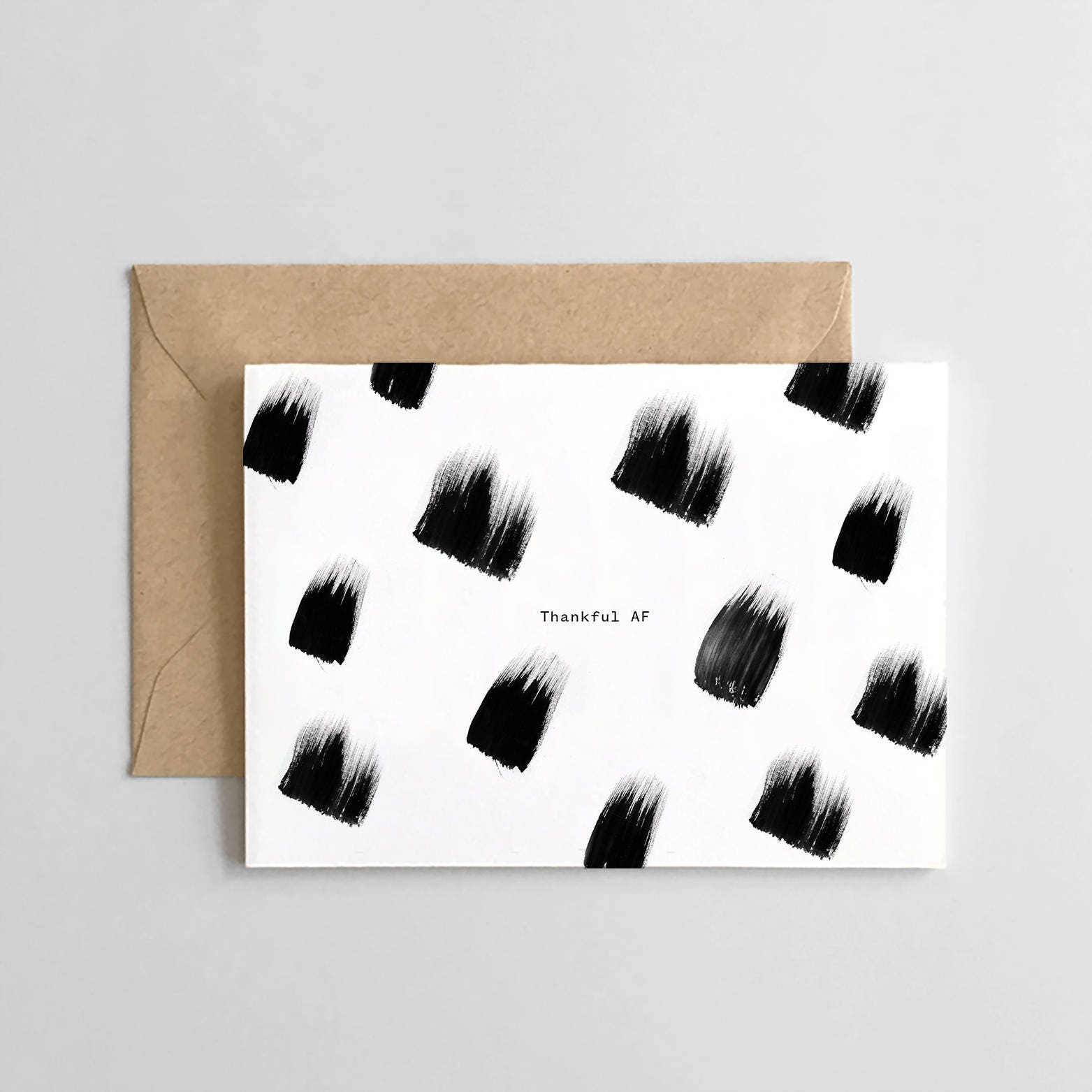 Thank You Cards Thankful AF cards 6 in a set | Etsy