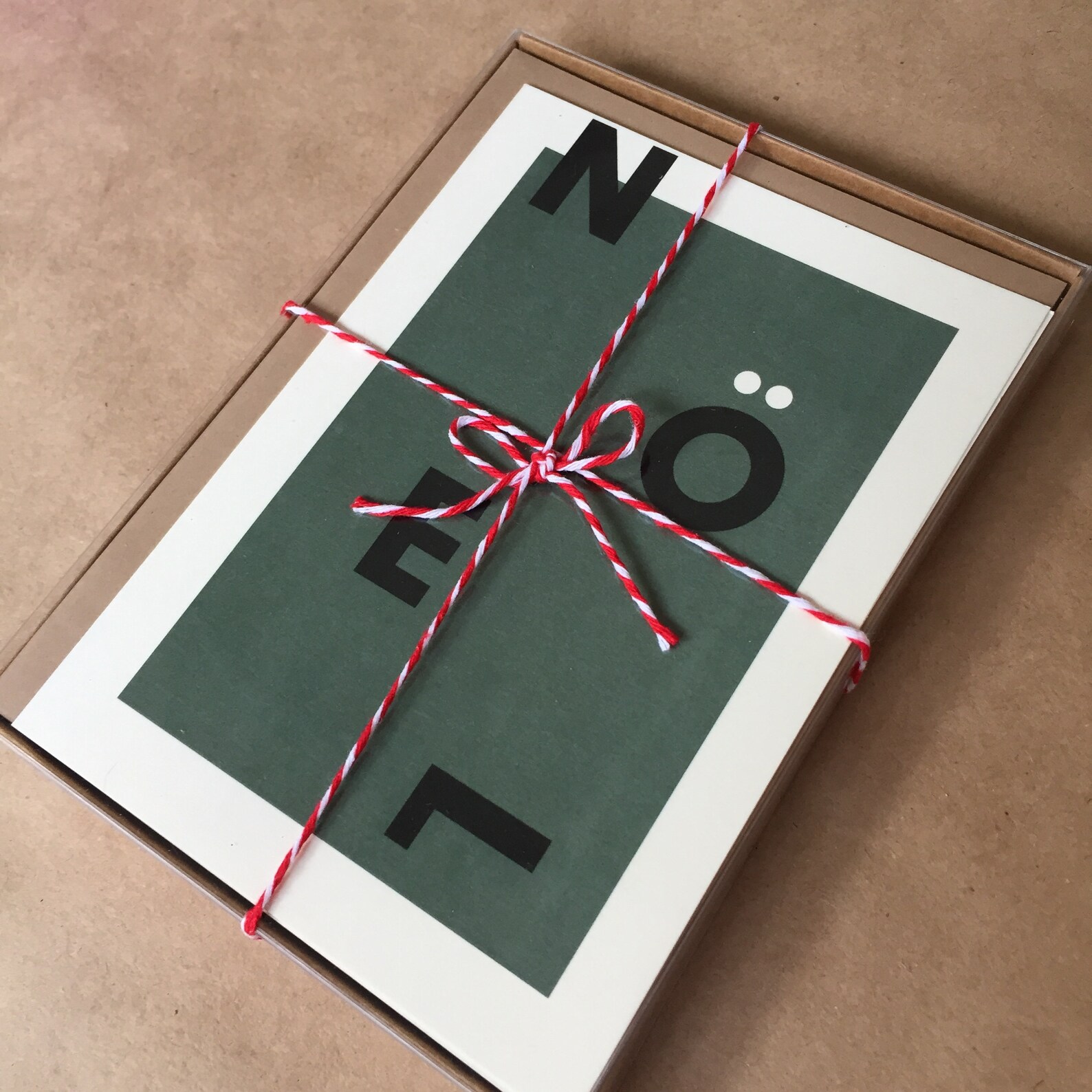 Modern Noel Design: Boxed Set of 6 Cards - Etsy
