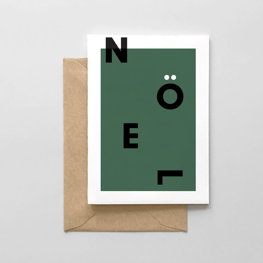 Modern Noel Design: Boxed Set of 6 Cards - Etsy