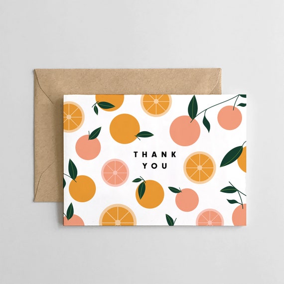 Oranges Mini Boxed Set of 6 Cards - Etsy