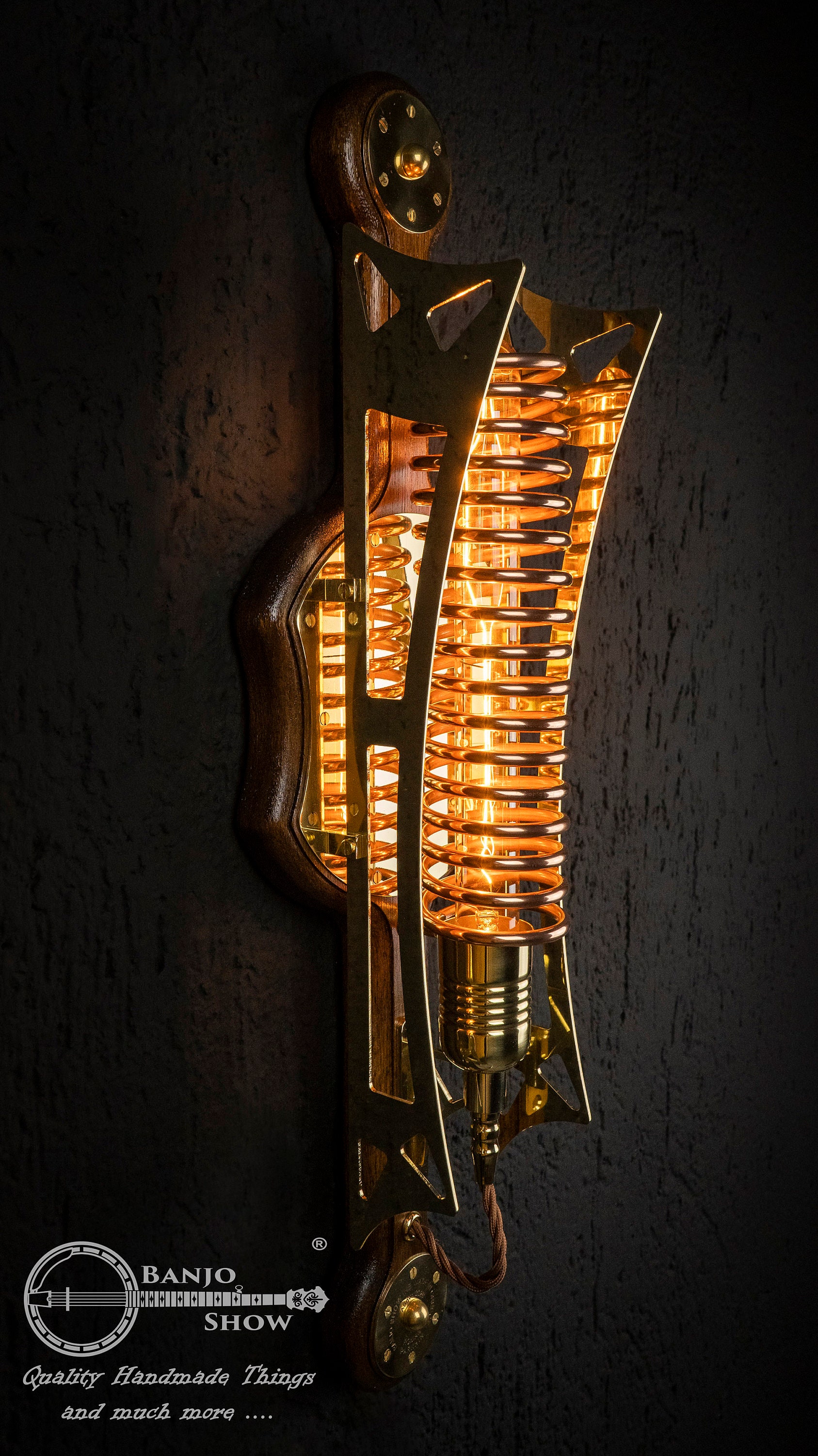 Steampunk Wall Lamp wasp this is a Pre-order for - Etsy