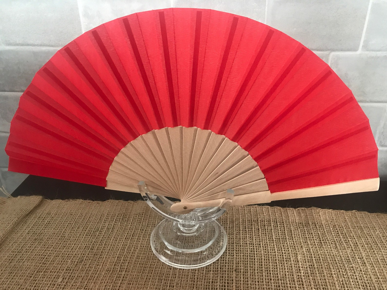 Colored Fabric handheld fan | Etsy