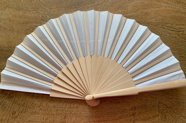 EVENT FAVOR WHITE Hand Fan - Etsy