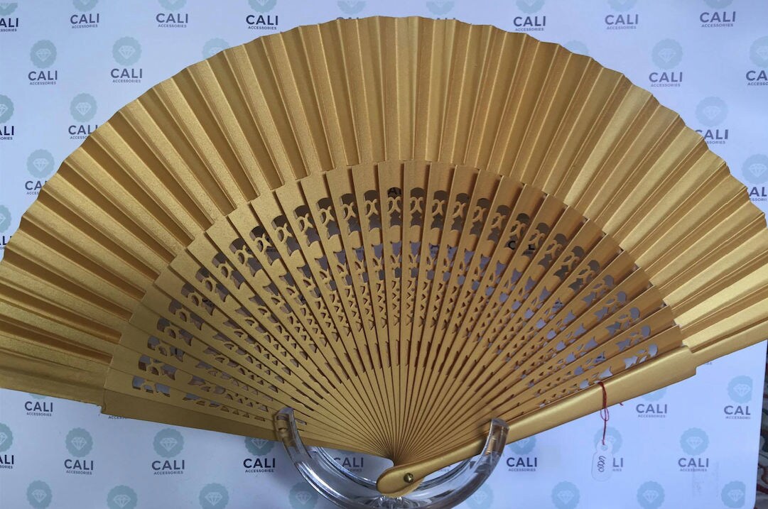 Basic Hand Held Craved Fan in Different Colors, Directly From Spain! - Etsy