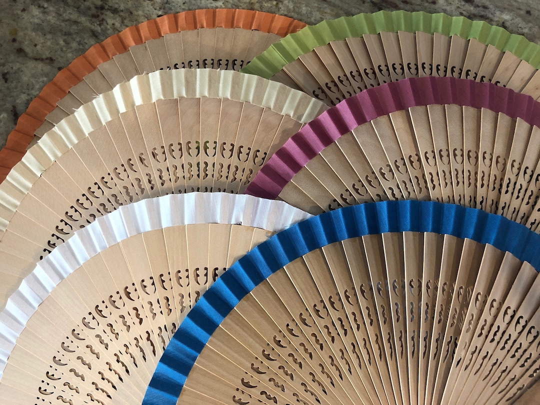 Petite Classic Wood Hand Craved Hand Fan - Etsy