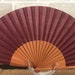 COLORED PEAR WOOD Hand Held Fan - Etsy