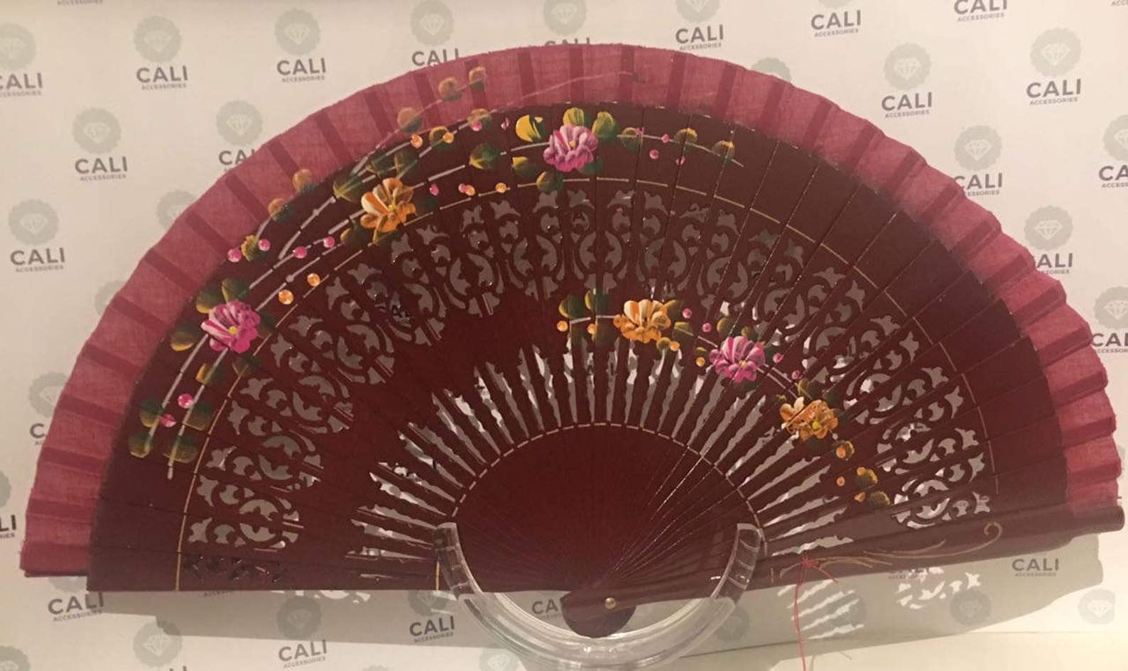 Classic Spanish Hand Held Fan - Etsy