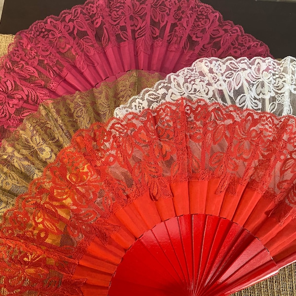 Lace Fan - Etsy
