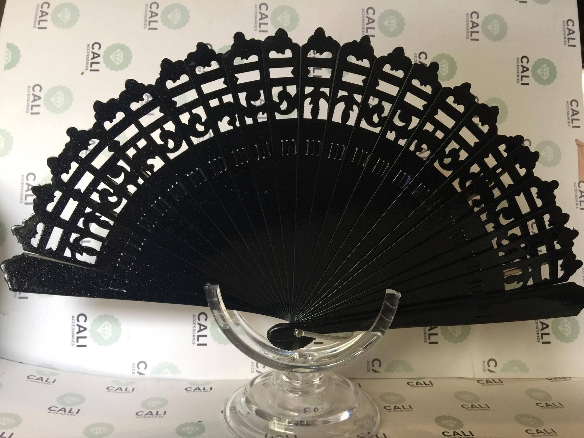 Goth Hand Held Fan | Etsy