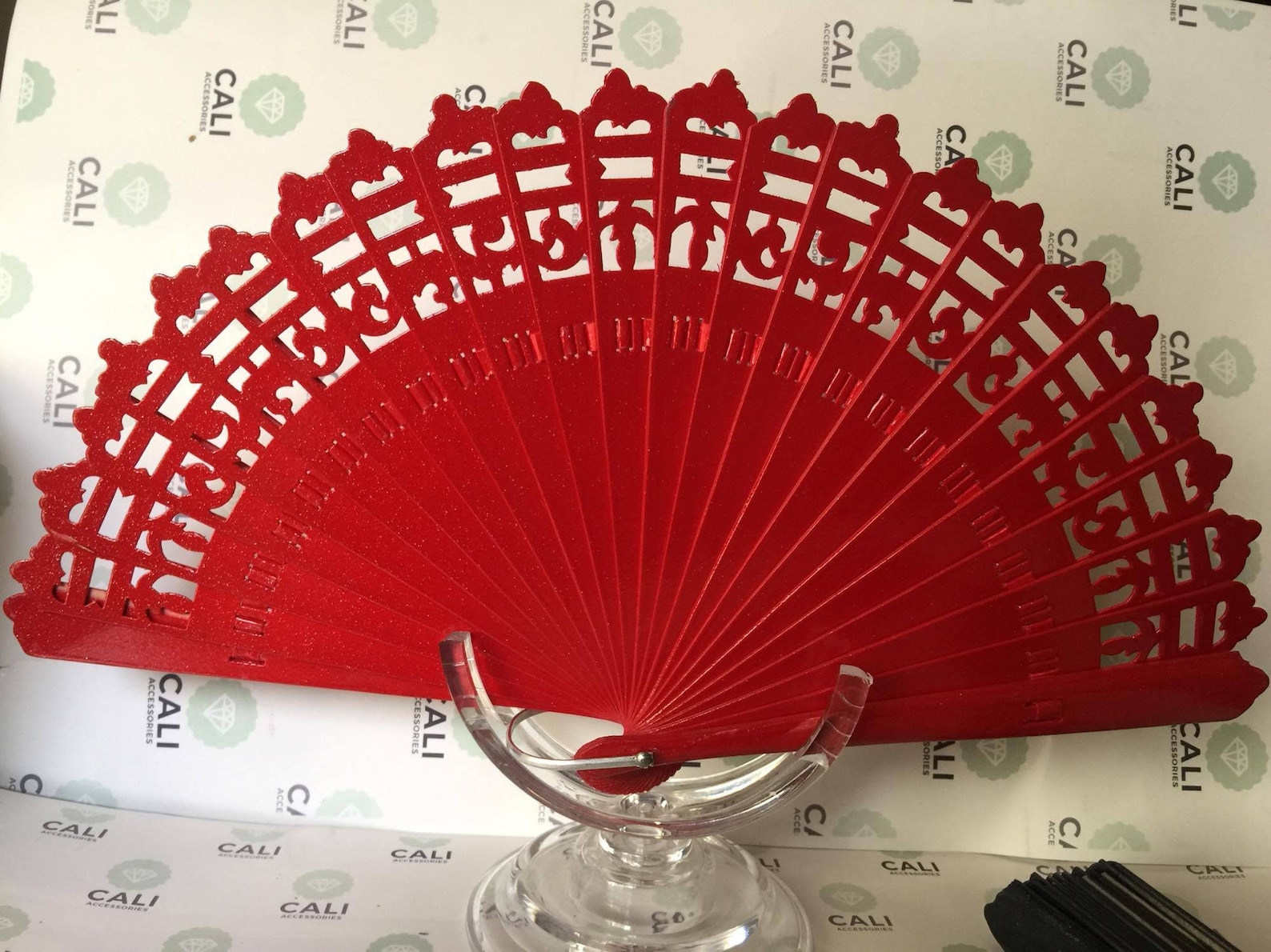 Goth Hand Held Fan - Etsy