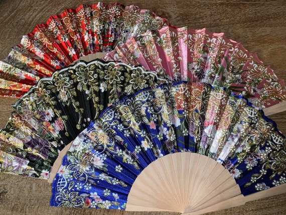 CHINESE Hand Fan - Etsy