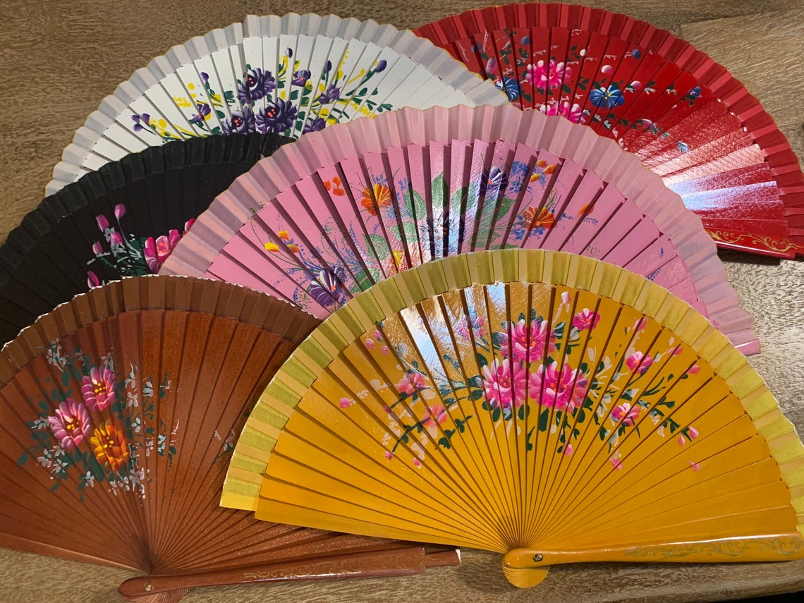 MORNING BREEZE Spanish Hand Fan - Etsy