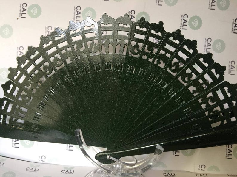 Goth Hand Held Fan - Etsy