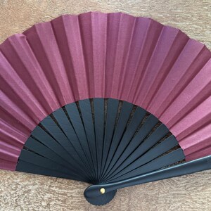 GENTLEMAN POCKET BLACK Hand Fan - Etsy