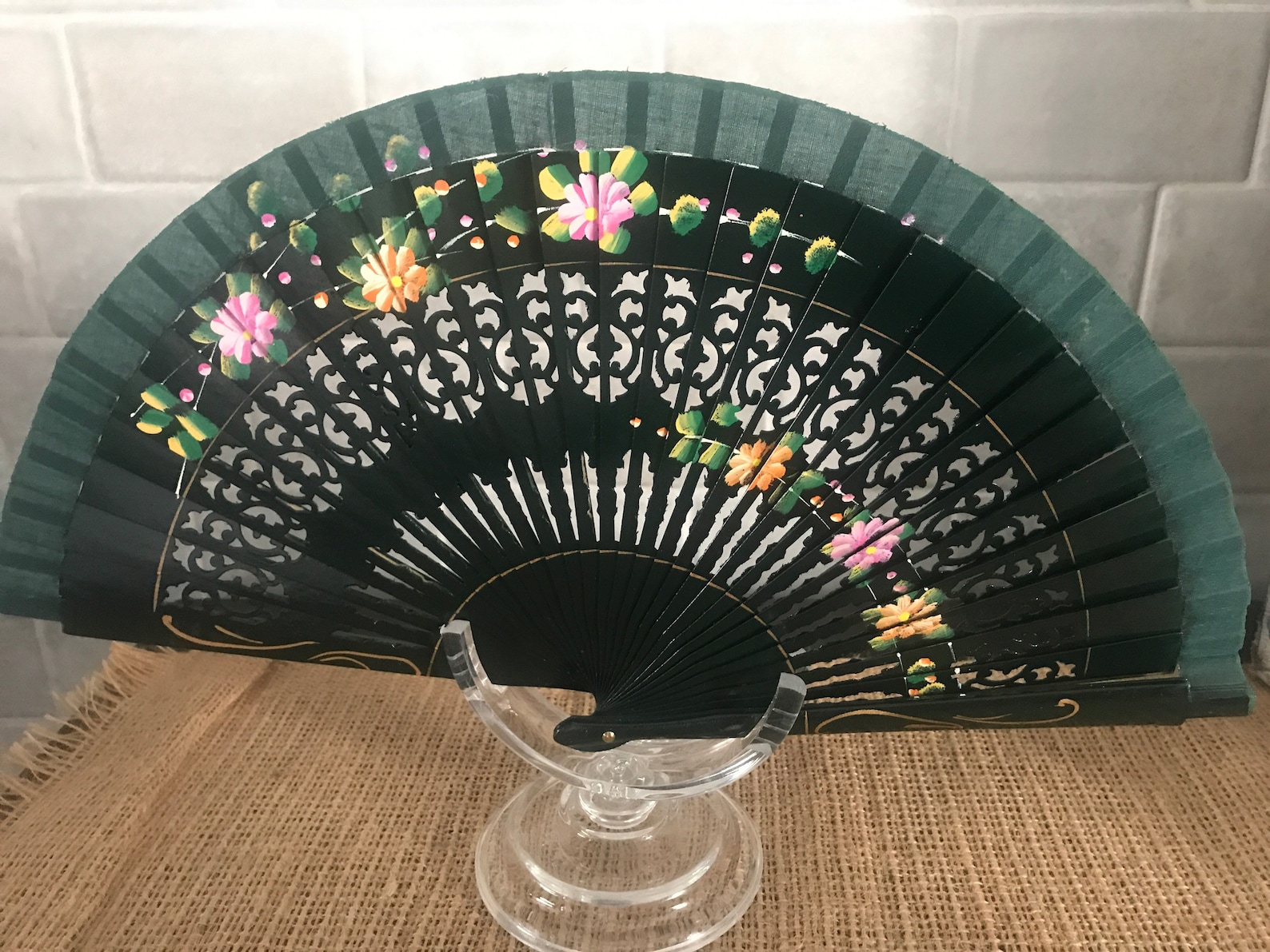 Classic Spanish Hand Held Fan - Etsy