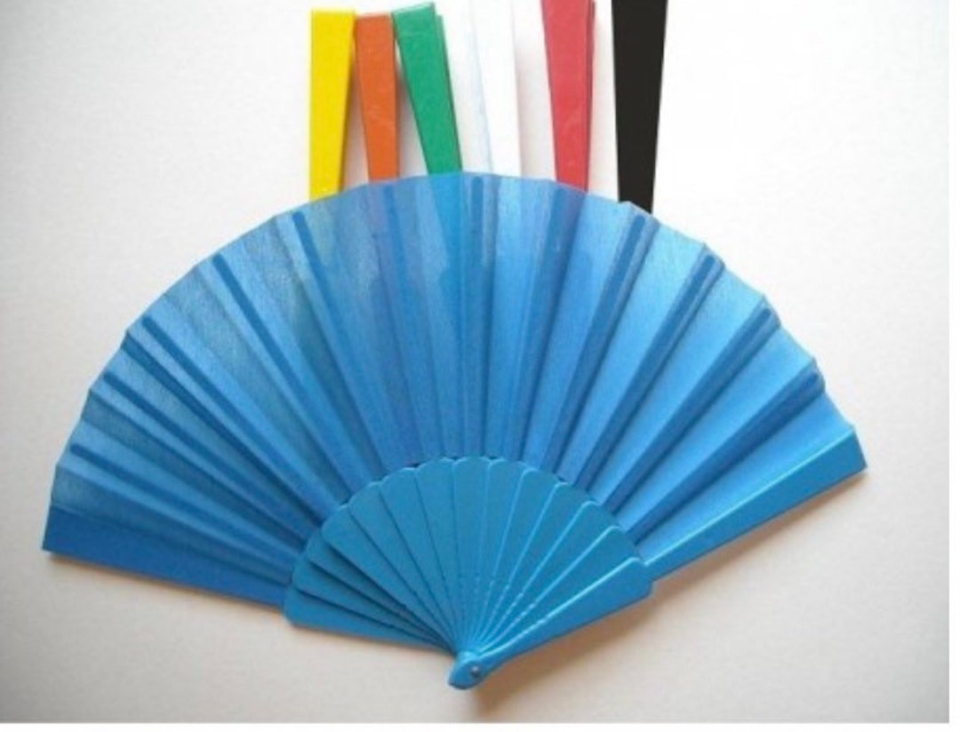 SPANISH PARTY Plastic Basic Hand Fan - Etsy