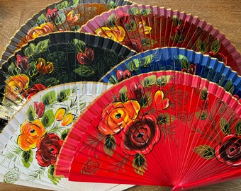 FLORENCIA Spanish Hand Held Fan - Etsy