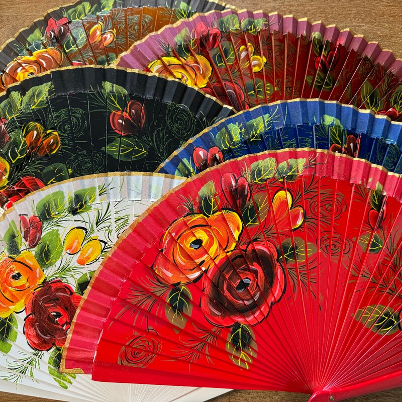 Spanish Hand Fan - Etsy