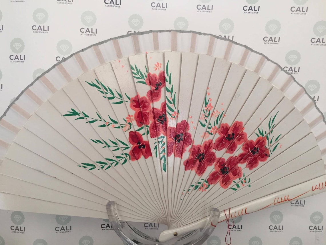 Pettie Flower Handmade Hand Held Fan | Etsy