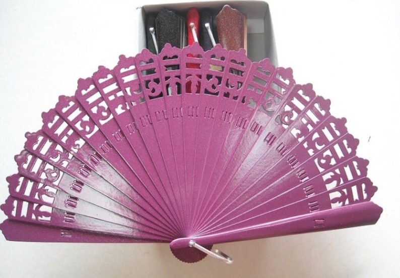 Goth Hand Held Fan - Etsy