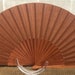 COLORED PEAR WOOD Hand Held Fan - Etsy