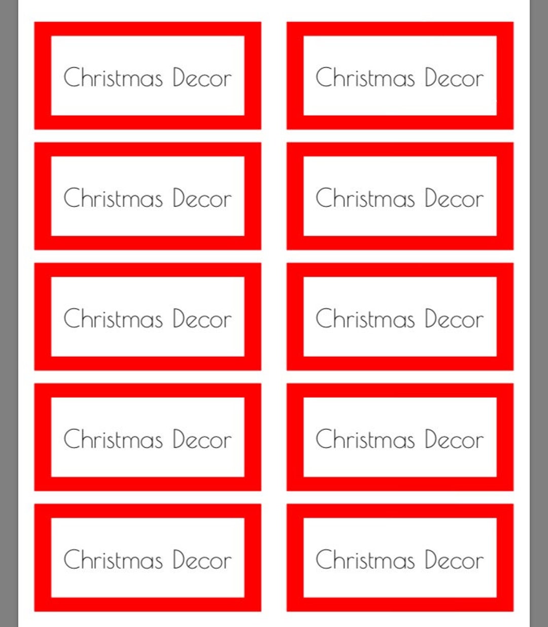 Storage Container Labels - Etsy