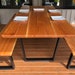 Inverse Trapezoid Metal Table Legs - (dining Table Legs, Bench Legs ...