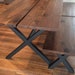 X-frame Metal Table Legs - (metal Legs, X Table Legs, Steel Table Legs ...