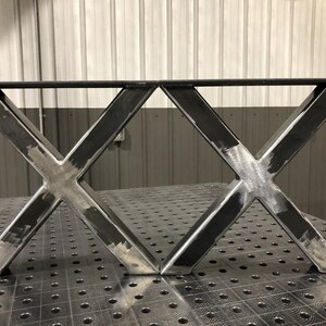 X-frame Metal Table Legs - (metal Legs, X Table Legs, Steel Table Legs ...