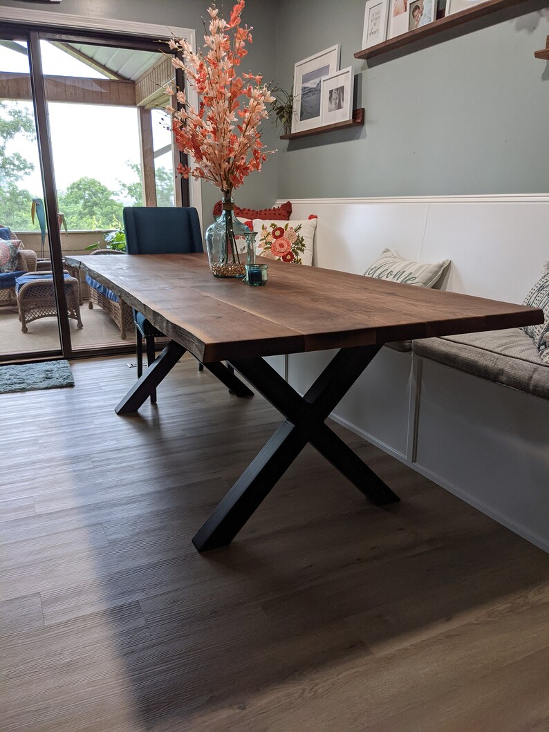 3 Tubing X-frame Table Legs Heavy Duty Metal Table | Etsy