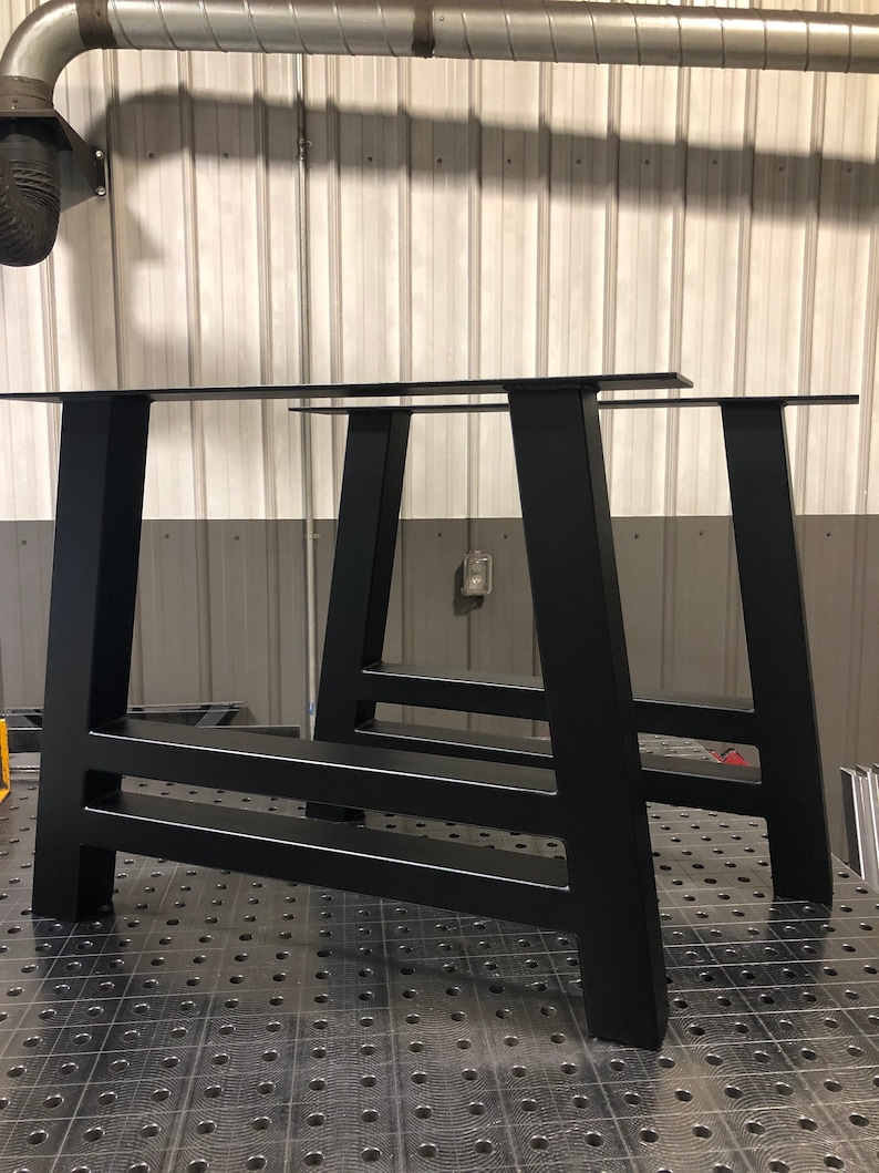 Double Bar A-frame Table Legs - Heavy Duty 3" Tubing Metal Table Legs ...
