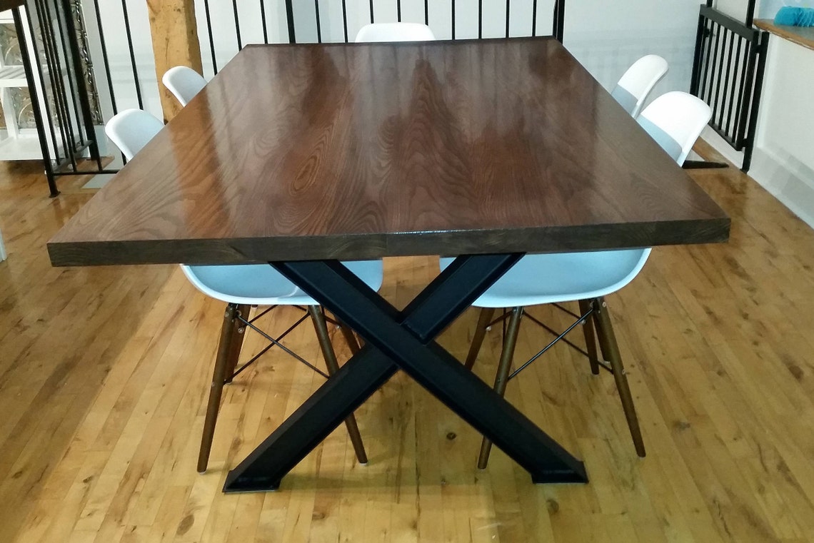 I-beam X-frame Metal Table Legs heavy Duty Table Legs - Etsy