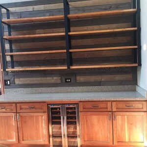 Multi Level Metal Shelf Bracket - (wall Bracket, Open Shelving Bracket ...