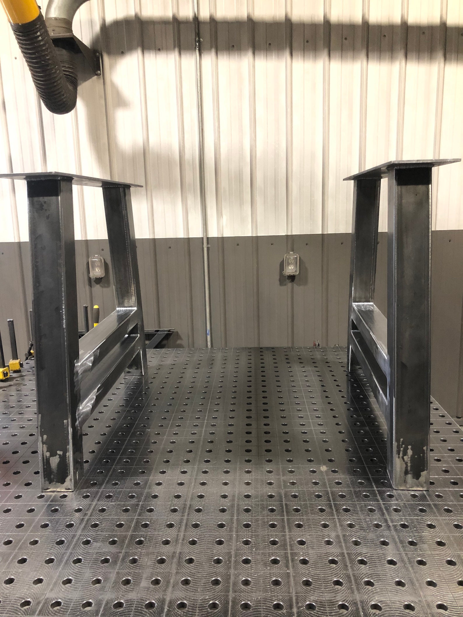 Double Bar A-frame Table Legs - Heavy Duty 3" Tubing Metal Table Legs ...