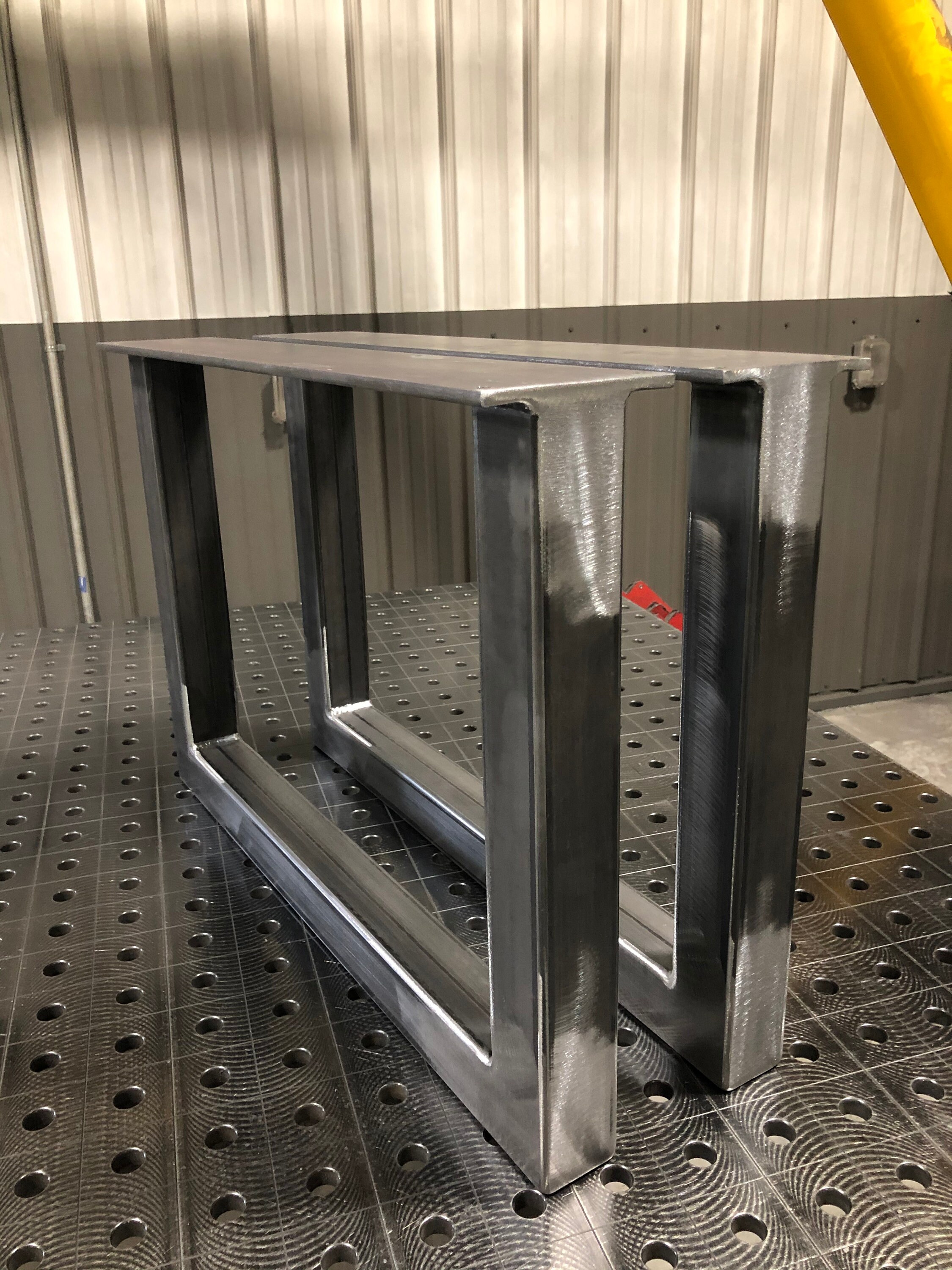 Square Metal Table Legs steel table legs metal legs | Etsy