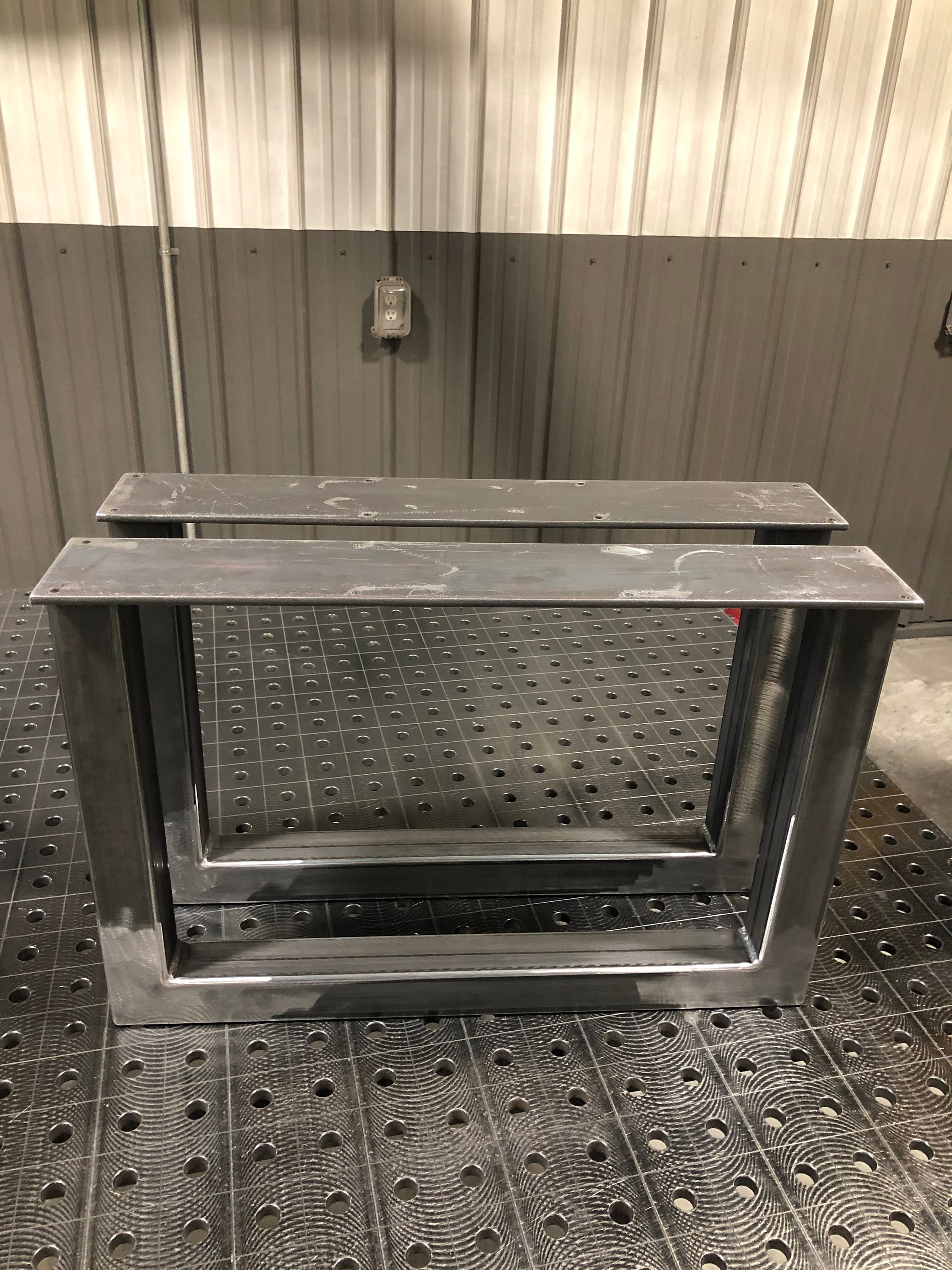 Square Metal Table Legs - (steel Table Legs, Metal Legs, Square Table ...