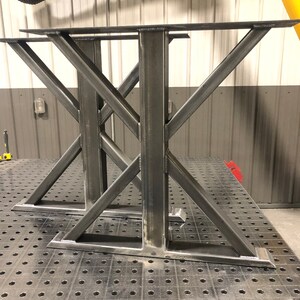 Trestle Metal Table Legs - (train Trestle Table Legs, Steel Table Legs ...