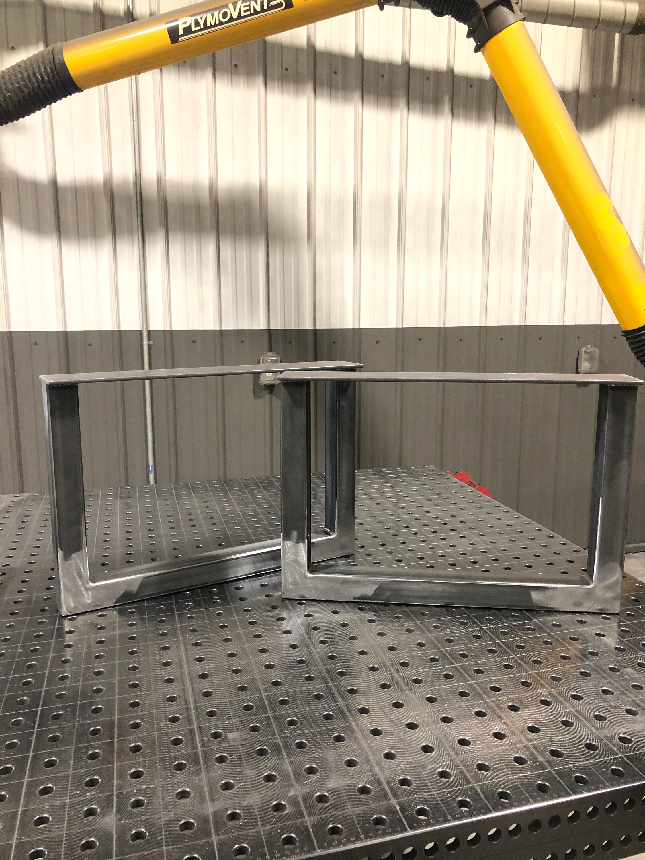 Square Metal Table Legs - (steel Table Legs, Metal Legs, Square Table ...