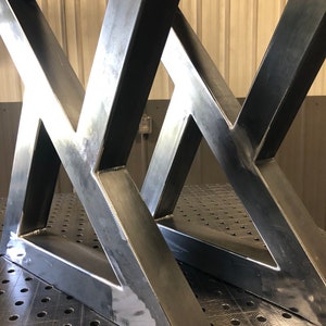 3" Tubing Shapeshifter Table Legs - Heavy Duty Metal Table Legs - Set ...
