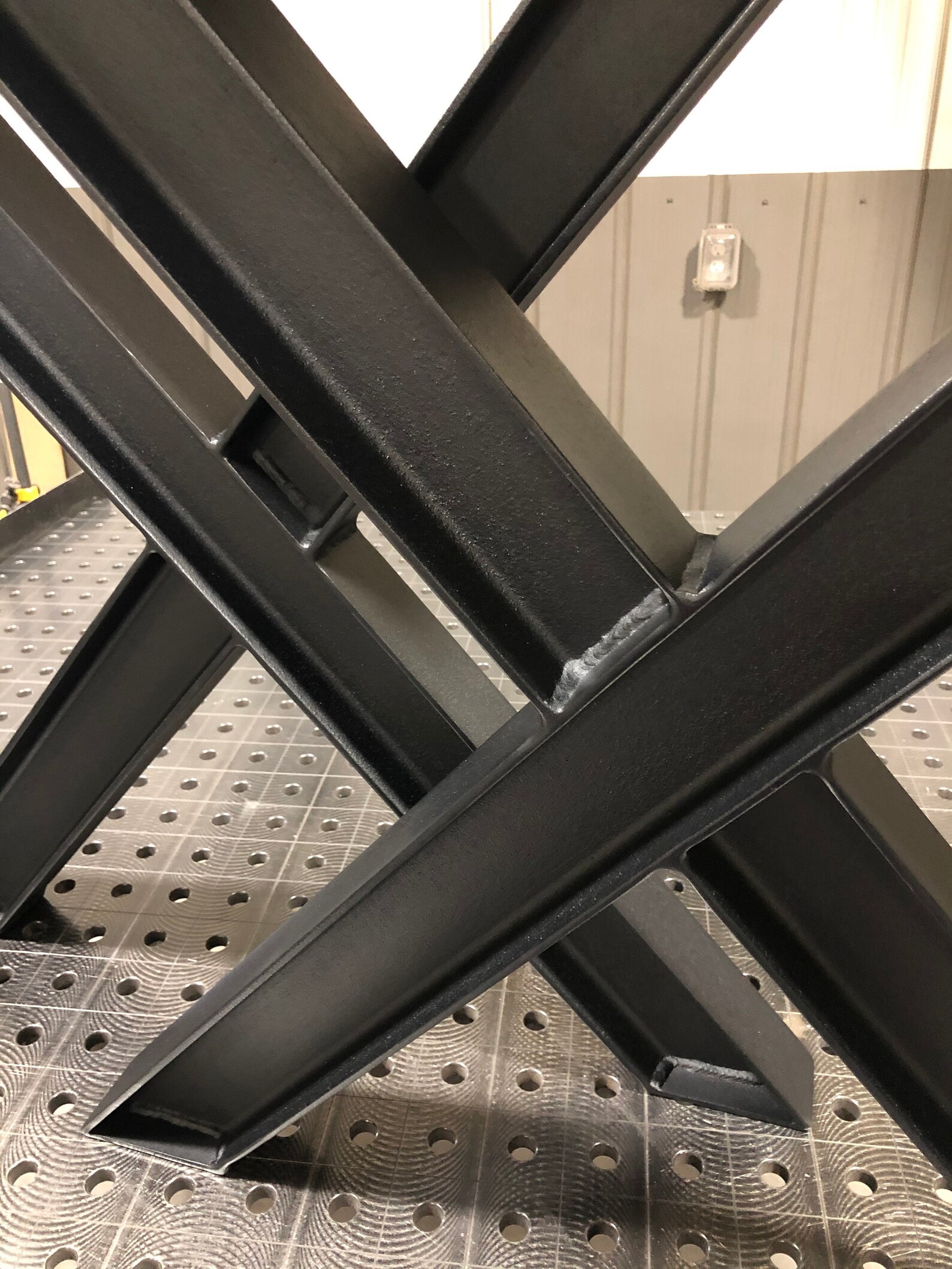 I-beam X-frame Metal Table Legs heavy Duty Table Legs | Etsy
