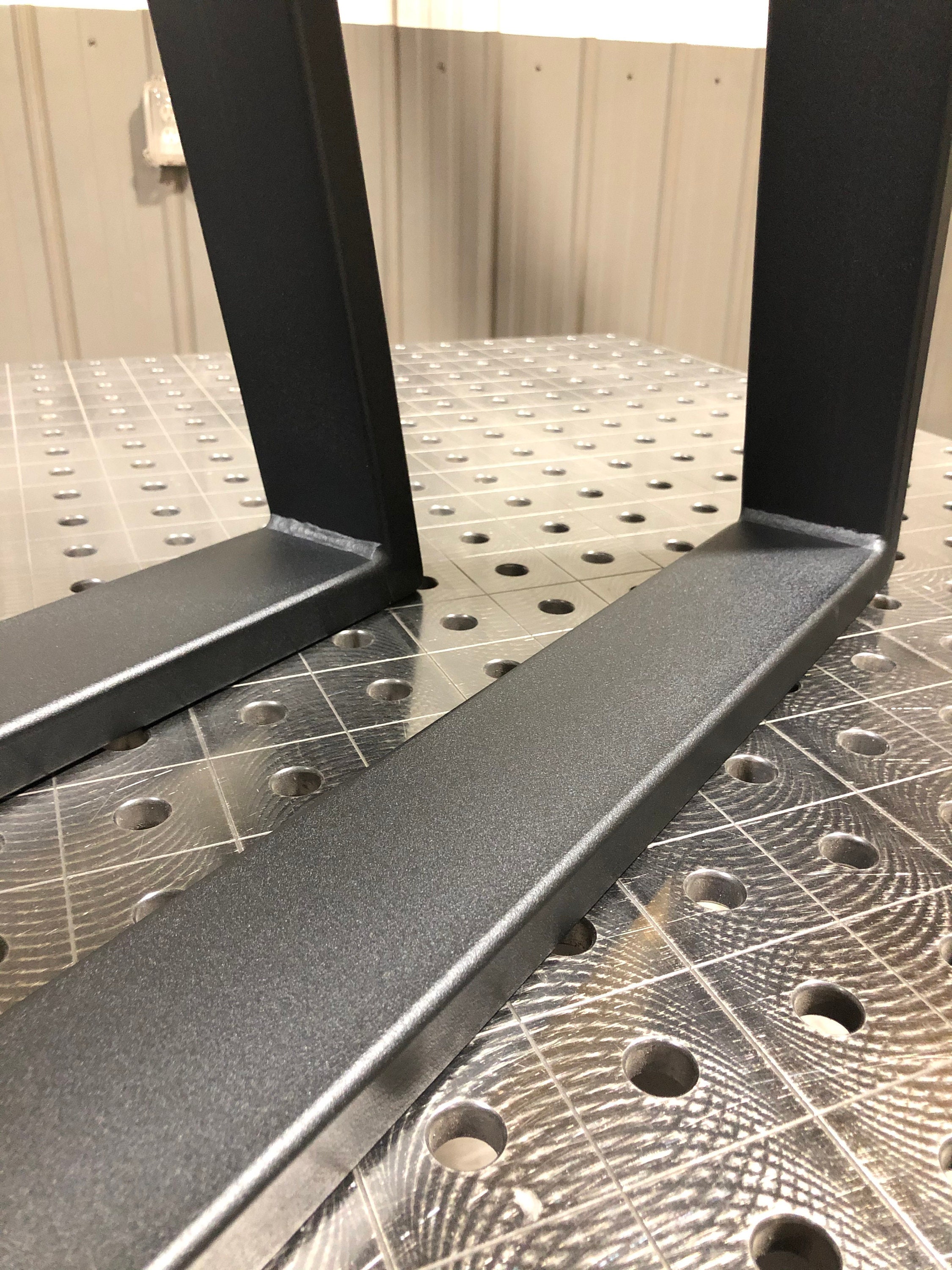 Inverse Trapezoid Metal Table Legs - (dining Table Legs, Bench Legs ...