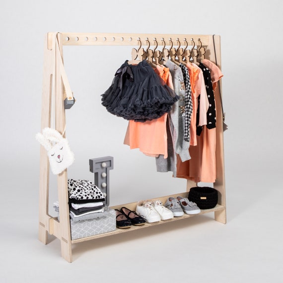 Toddler Clothing Rack for Children Dress up Rack Hanging - Etsy