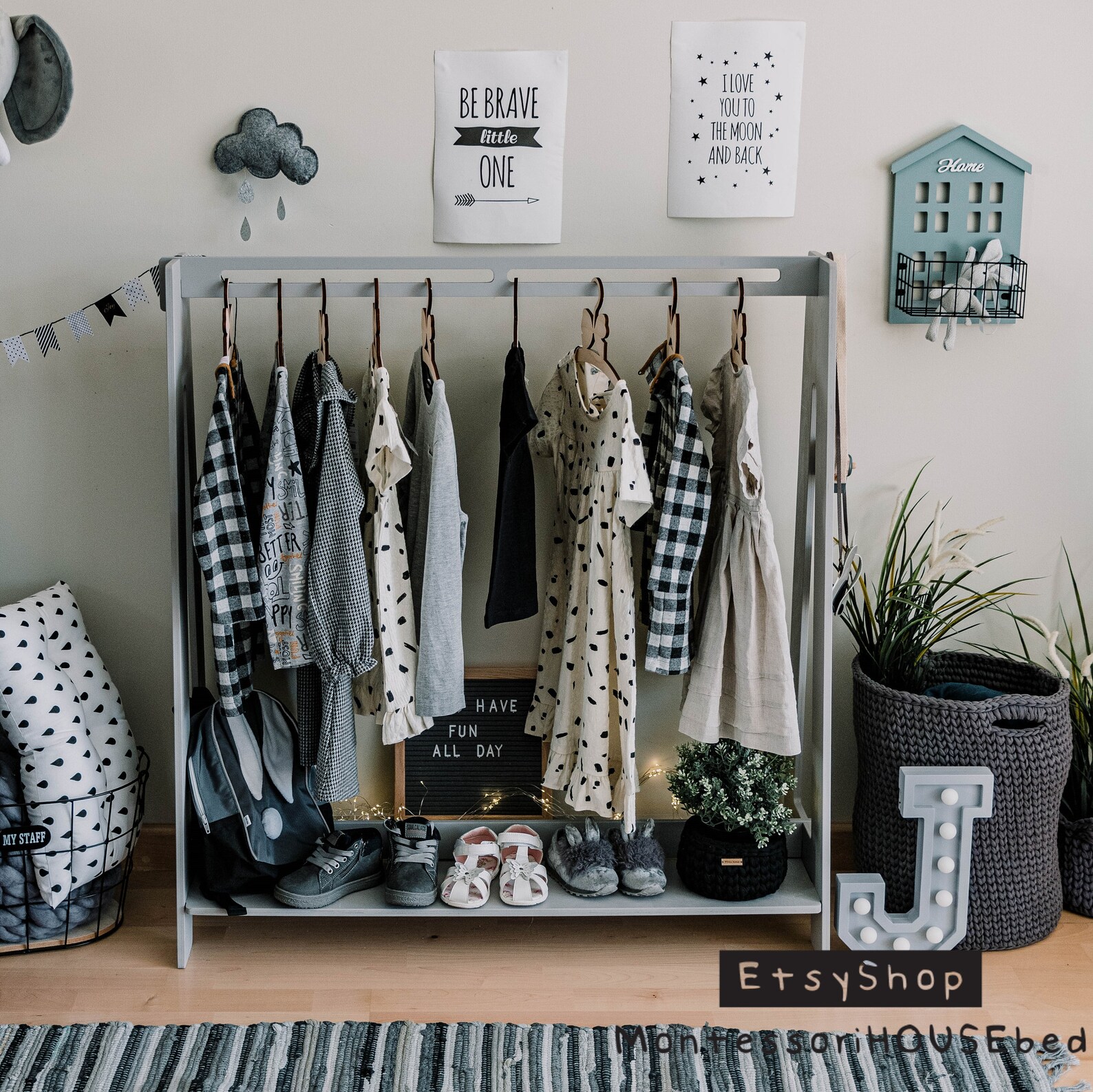 Wood Clothes Rack a Frame Rack Wood Clothing Rack Dress up - Etsy