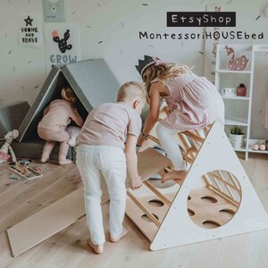 Transformable Climbing Triangle, Step Triangle, Climbing Ladder for ...